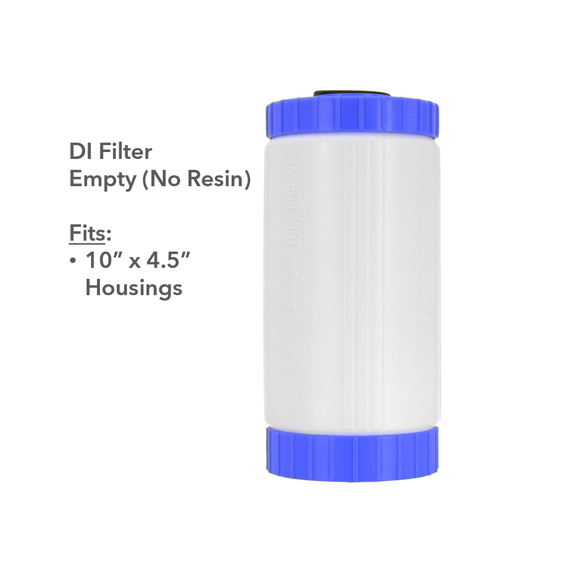 Empty DI Filter 10" x 4.5" Refillable — Washco Supplies