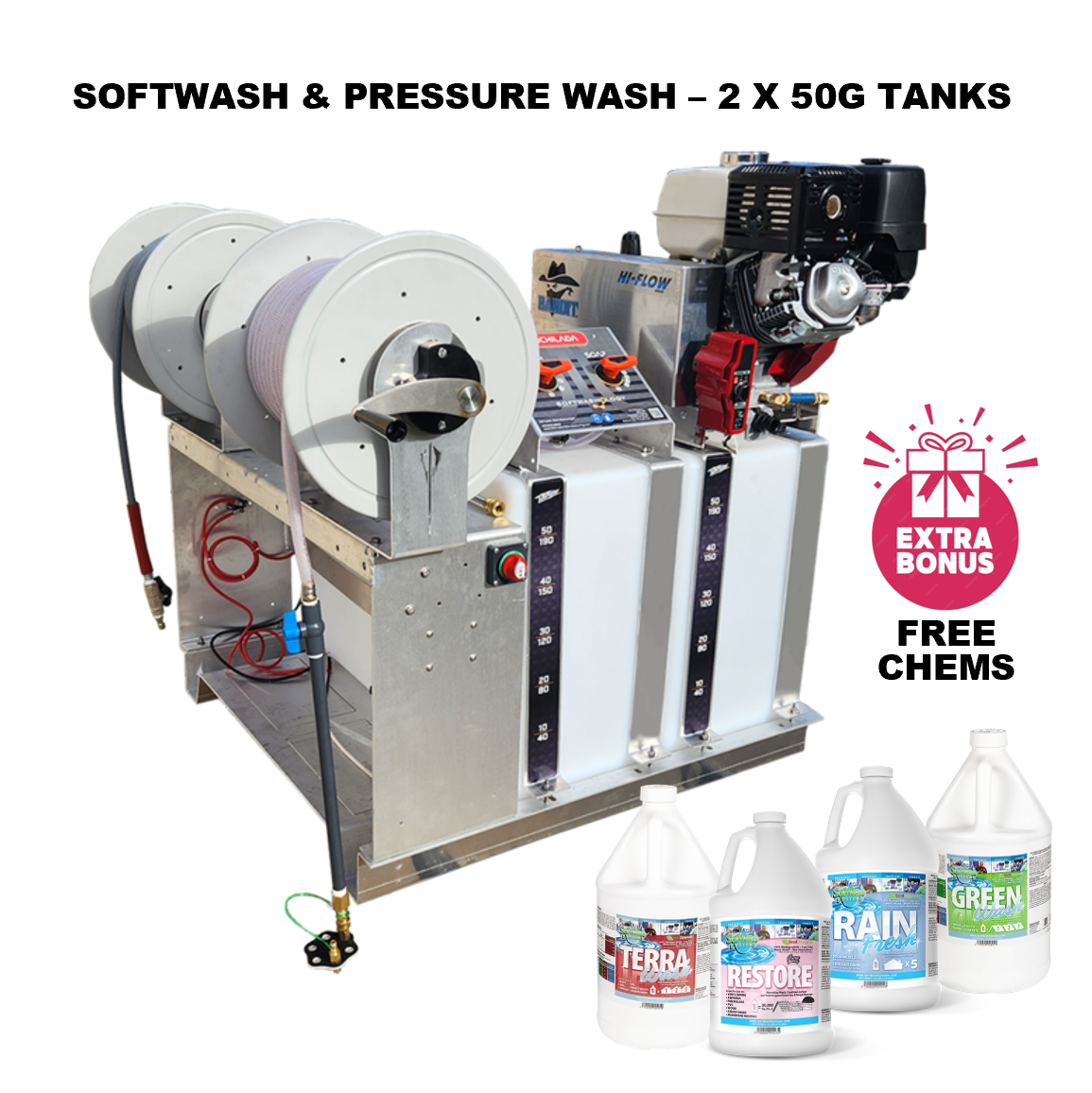 2-in-1 SoftWash & Power Wash System — Washco Supplies