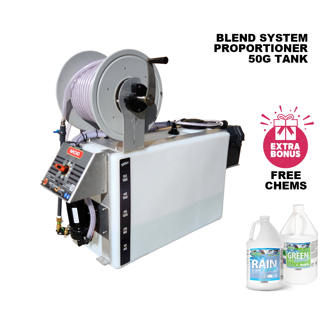 Nacho 50 G Metering Soft Wash System — Washco Supplies